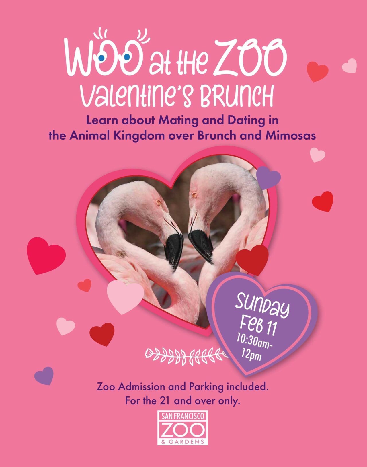 Woo At The Zoo: Valentine’s Brunch - San Francisco Zoo & Gardens